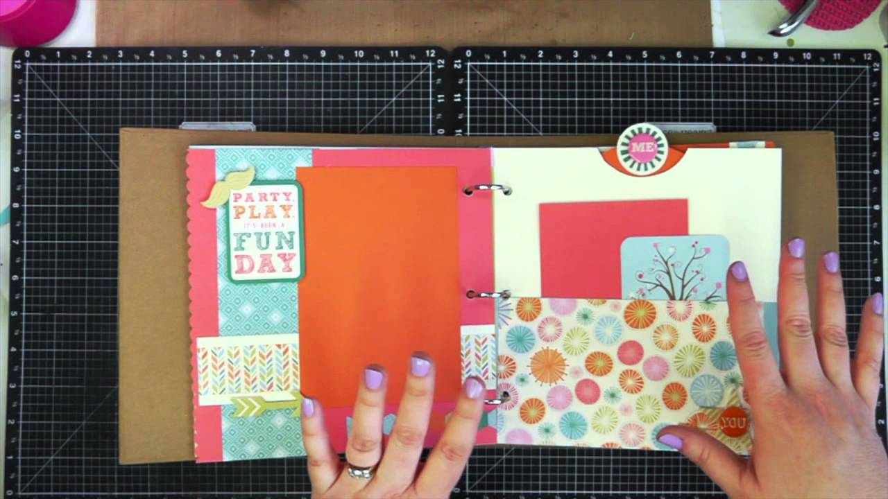 Hopscotch Kraft Mini Album | Close To My Heart - YouTube