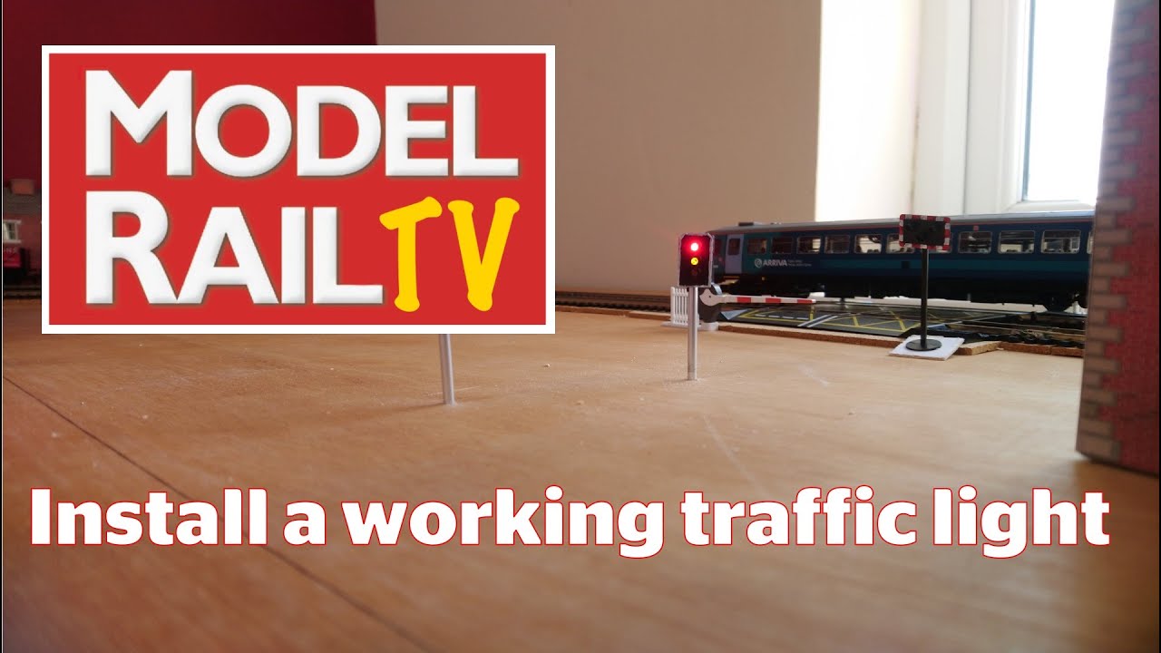 Model Rail How To... Install working traffic lights - YouTube