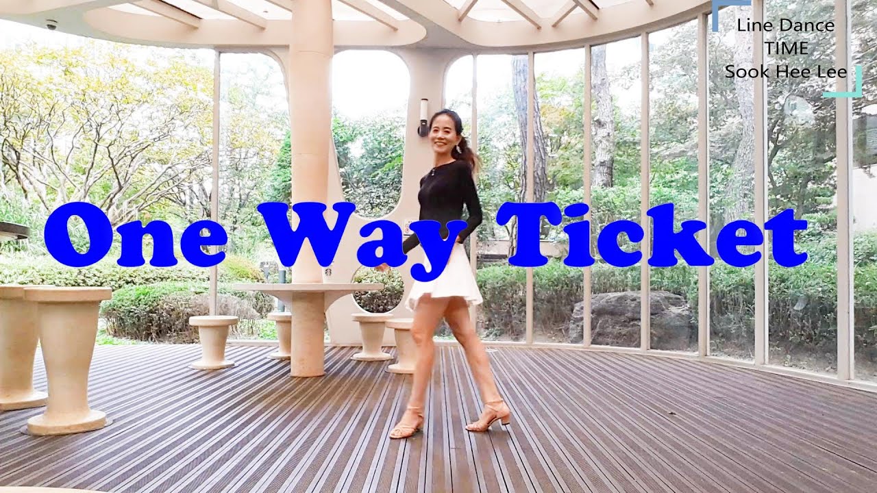 One Way Ticket -Line Dance - YouTube