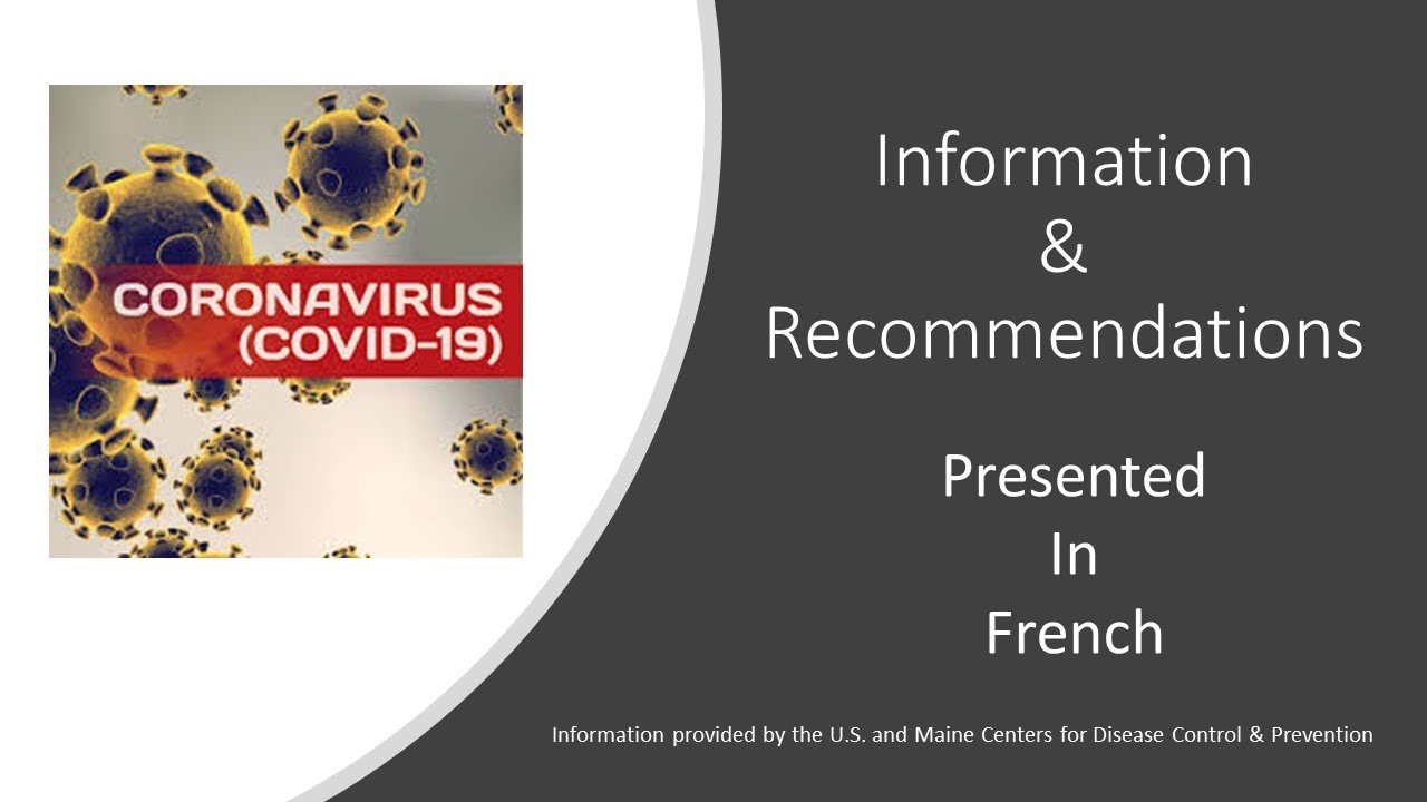 Covid-19 Information in French - YouTube