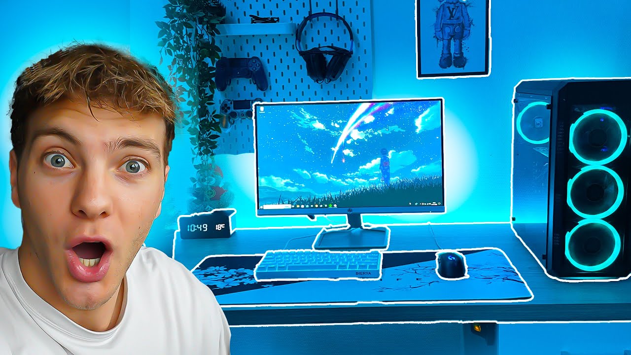 10-Jarige Bouwt Zijn DROOM SETUP met €0,- - YouTube