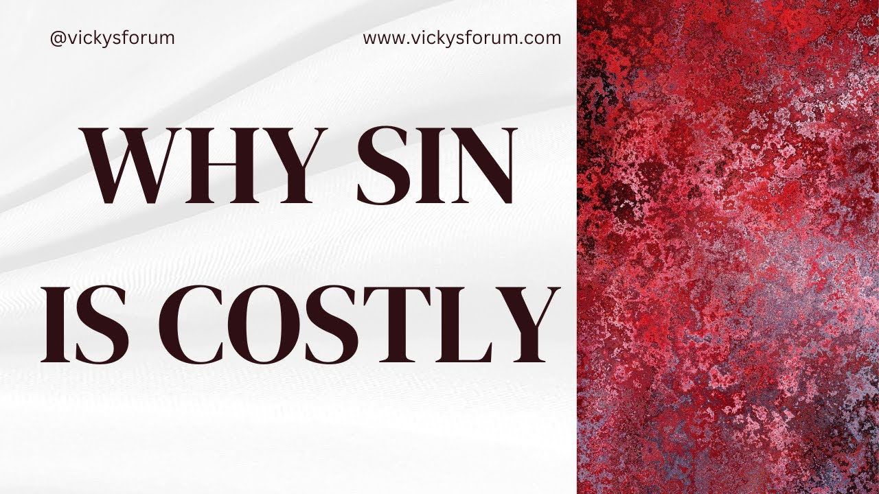Sin Is Costly (The Destructive Drip Of Sin) - YouTube