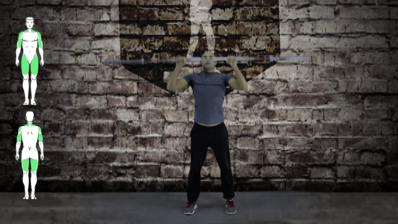 OLYMPIC ROD DEADLIFT PUSH OUT 10x - YouTube