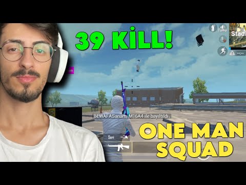 39 KİLL! One Man Squad PUBG Mobile Lite