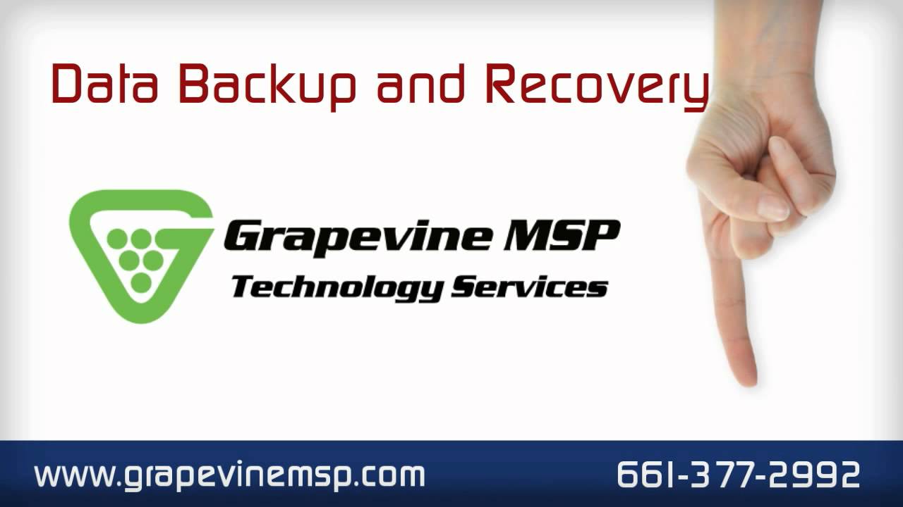 Grapevine MSP - Managed Backup and Disaster Recover Solutions - YouTube