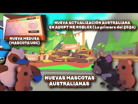 MASCOTAS AUSTRALIANAS Y MEDUSA UGC 🇦🇺 (NUEVA ACTUALIZACIÓN DE ADOPT ME ...