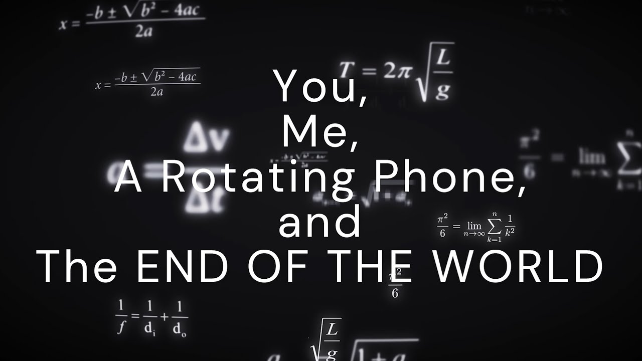 The Tennis Racket Theorem and The End of The World - YouTube