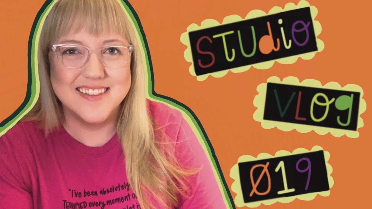 Studio Vlog 019 | Exploring Mark-making with Chalk Pastels - YouTube
