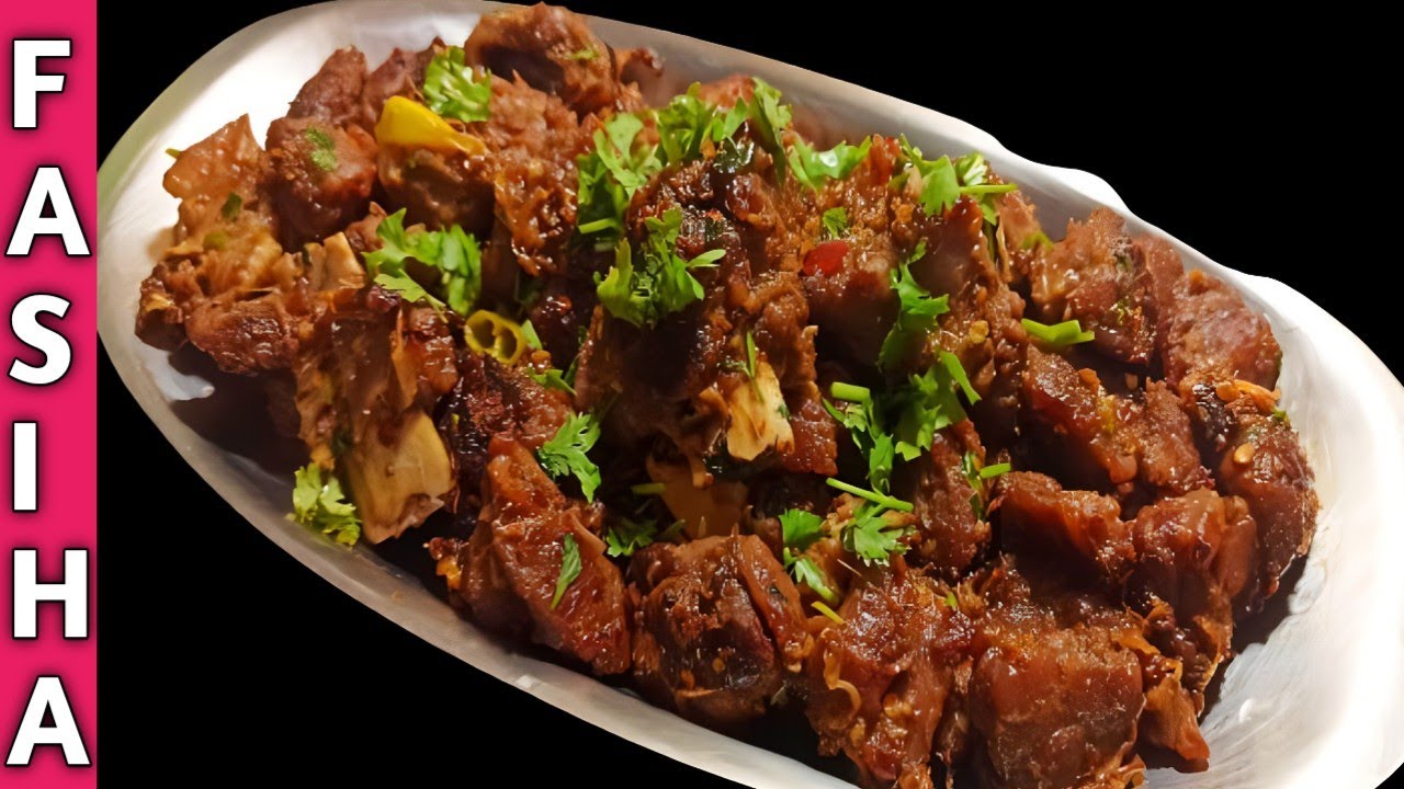 LEMON BEEF FRY RECIPE || BHUNA HUWA LEEMO GOSHT || LEMON GOSHT RECIPE ...