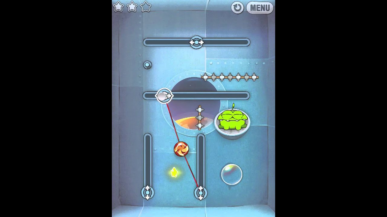 Cut the Rope 8-6 iOS Walkthrough Cosmic Box 7-6 Android - YouTube