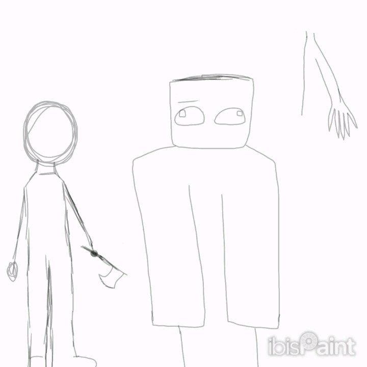 gift for @Calvin9000 (I'm big fan!) #art #minecraft #herobrine #shorts ...