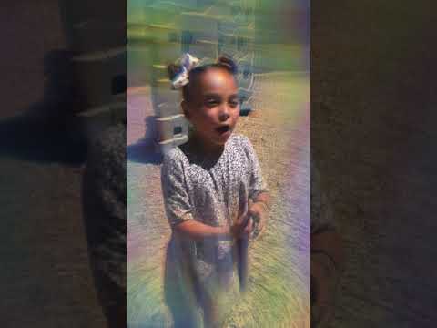Lil miss playing hello neighbor with her brother!