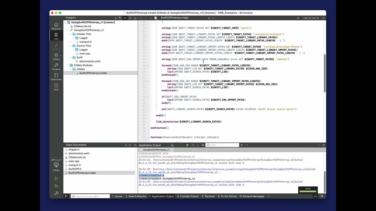Swift: Using Swift C++ Interoperability in CMake projects on MacOS - YouTube