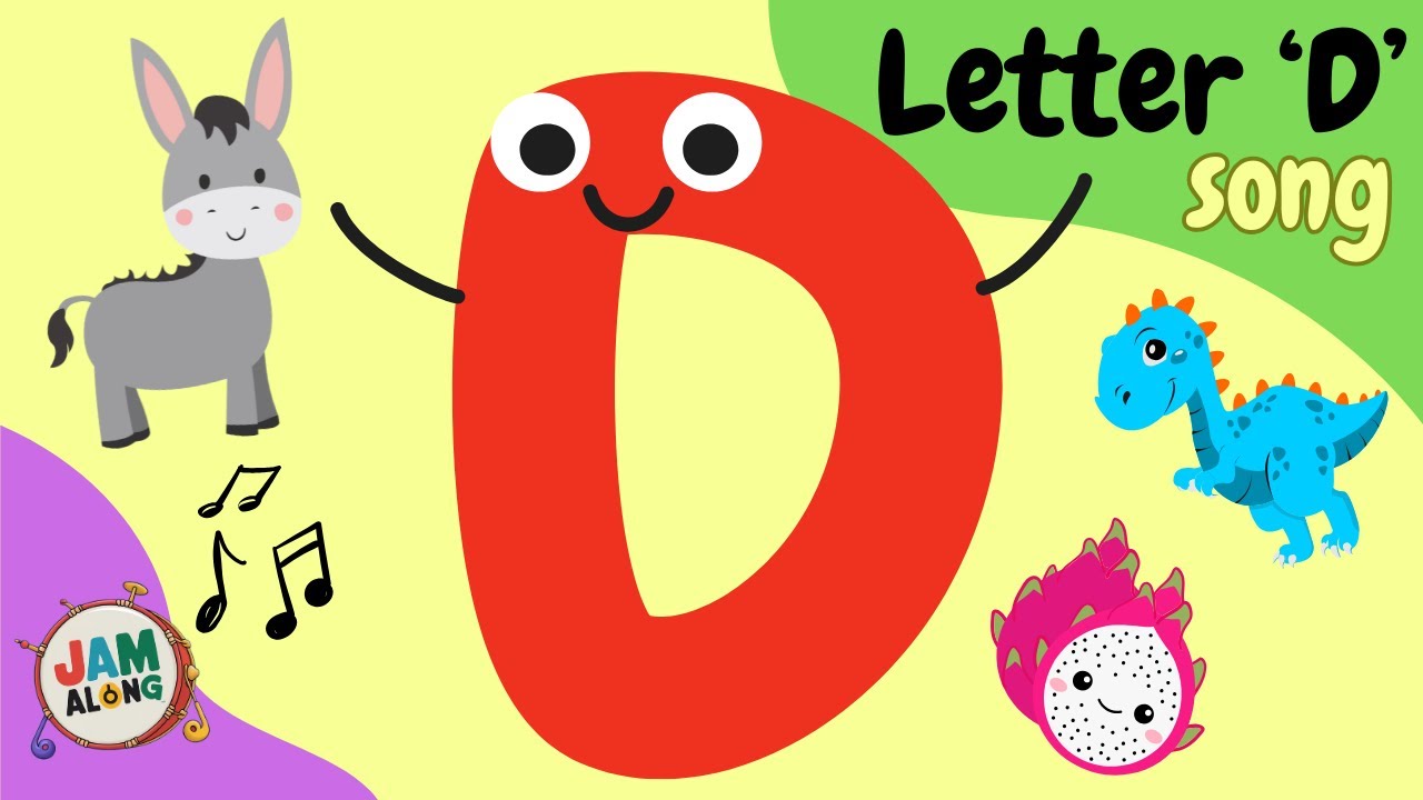 🎶 The Letter 'D' Song for Kids | Learn Words with 'D'! 🦕🍩🐶 - YouTube