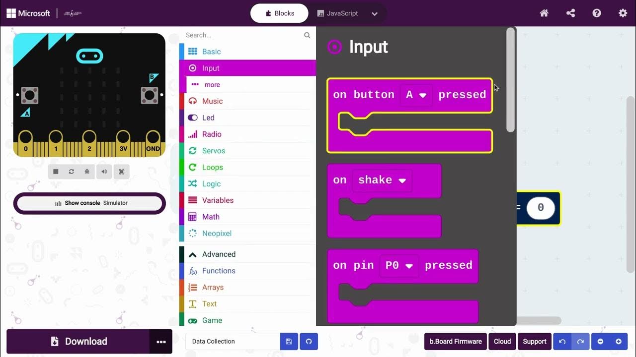 Using MicroBit to display real-time data - YouTube
