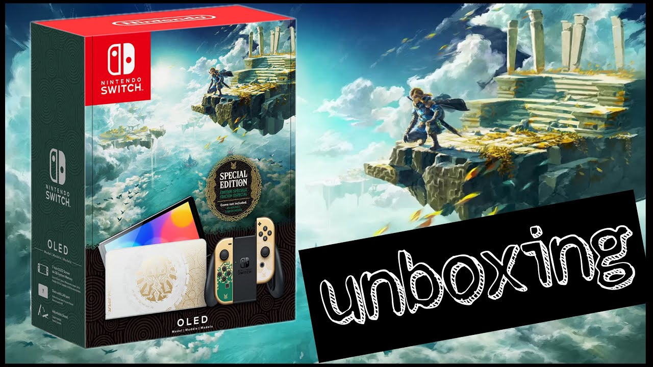 Unboving La Primer Nintendo Switch De Zelda - YouTube