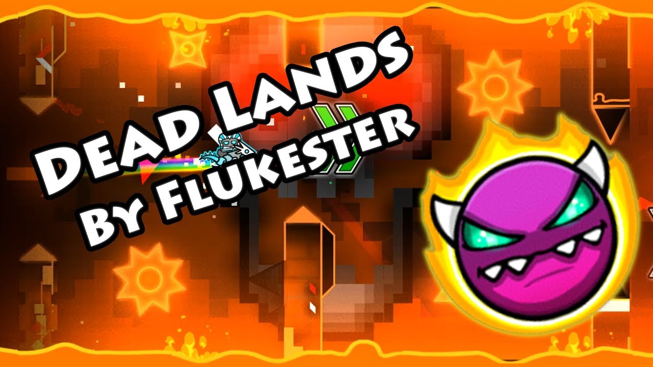 Geometry Dash - Dead Lands (By Flukester) [All Coins] - YouTube