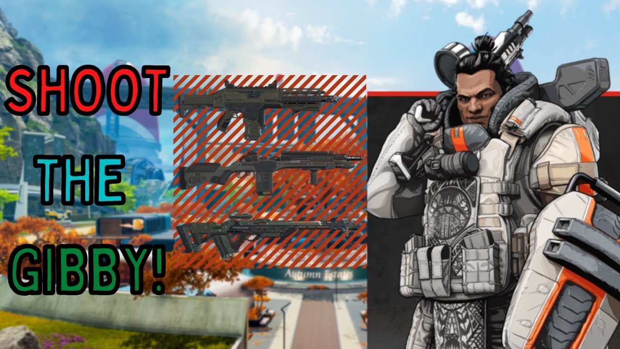 People Love To Shoot At Gibby In Apex Legends - YouTube