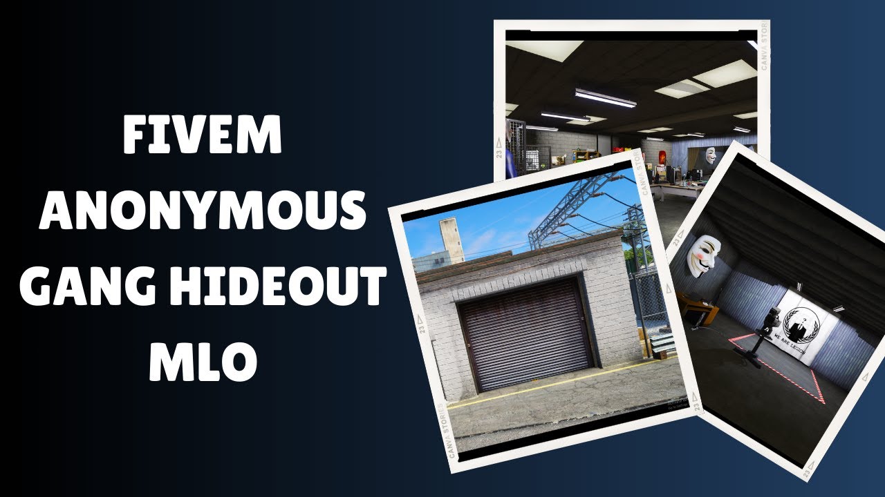 Explore the Ultimate FiveM Anonymous Gang Hideout MLO - YouTube