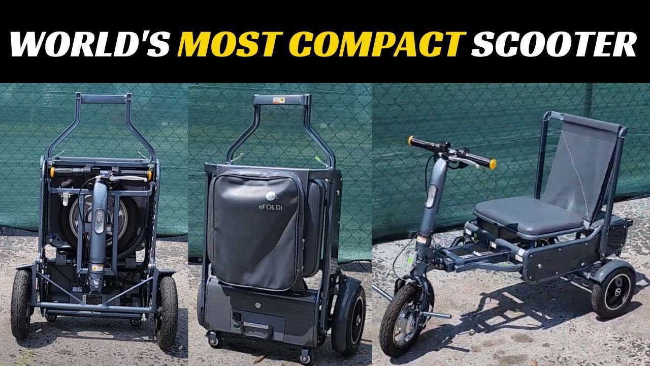 The Ultimate Folding Scooter of the Future! 🛴 eFOLDi Explorer Folding ...