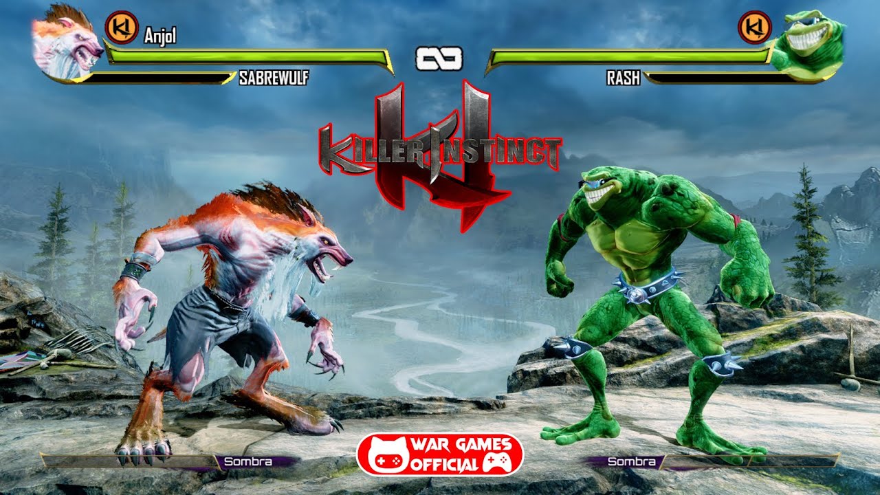 KILLER INSTINCT - SABREWULF VS RASH GAMEPLAY - YouTube