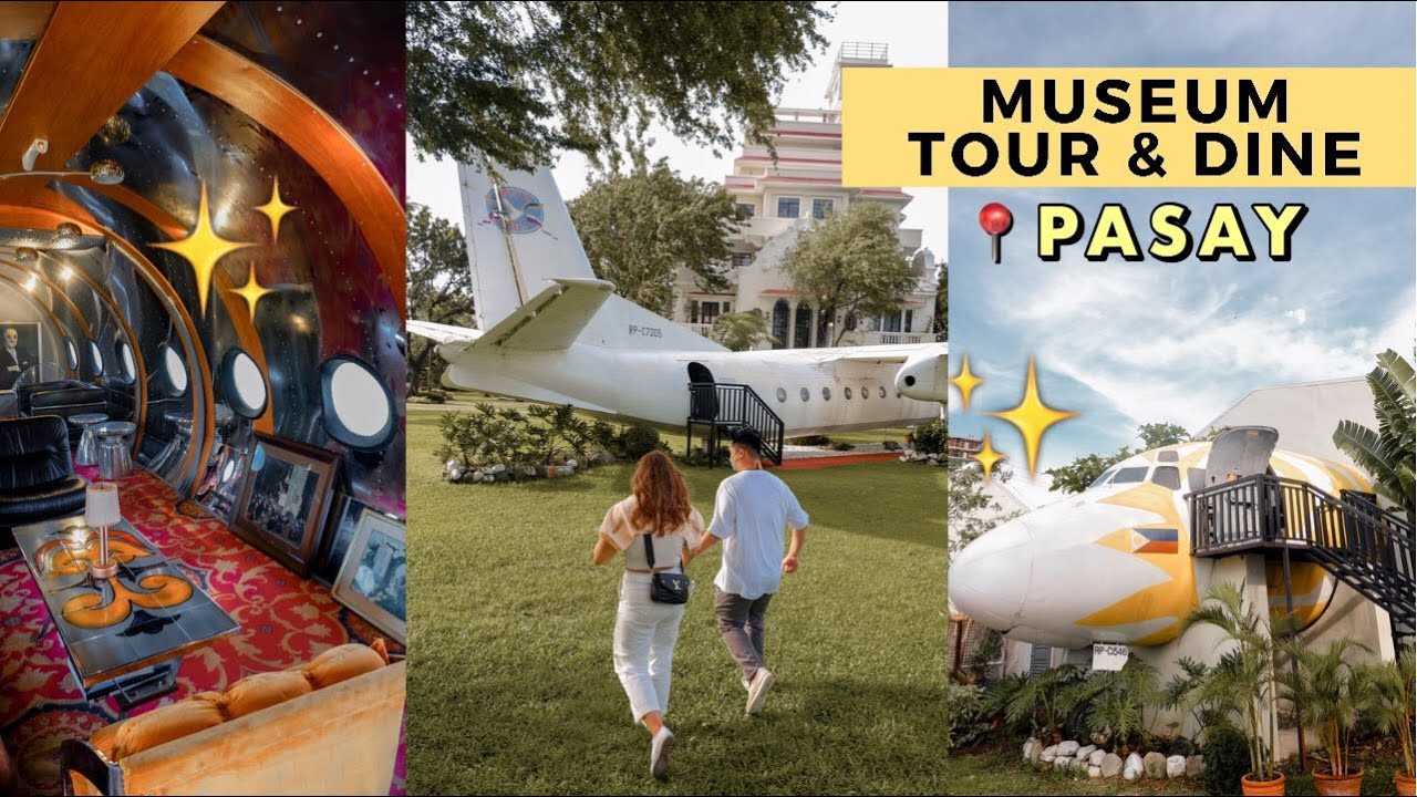MUSEUM TOUR & DINE IN PASAY (OLD AIRPLANE?) | Explore with Chelo PH ...