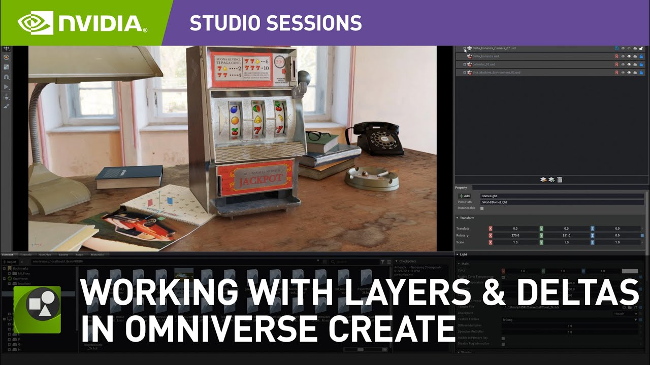 Working with Layers & Deltas in Omniverse Create | Getting Started in ...