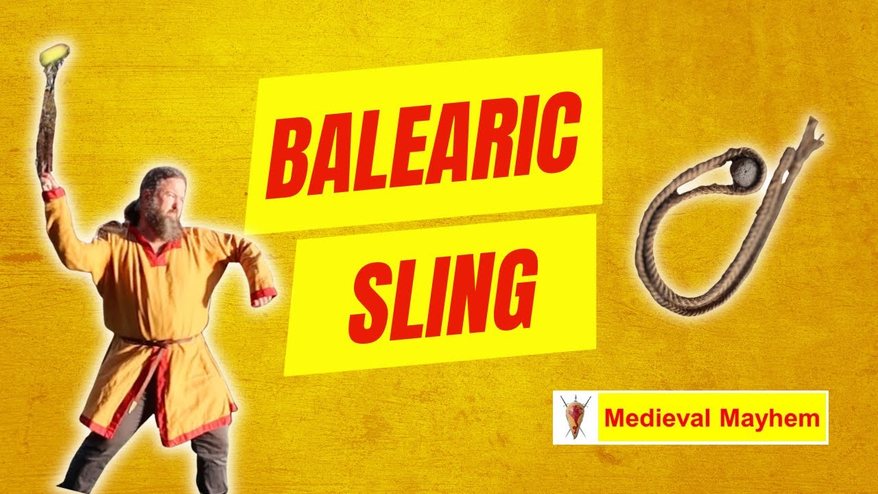 How to make and use the Balearic Shepherds Sling - YouTube