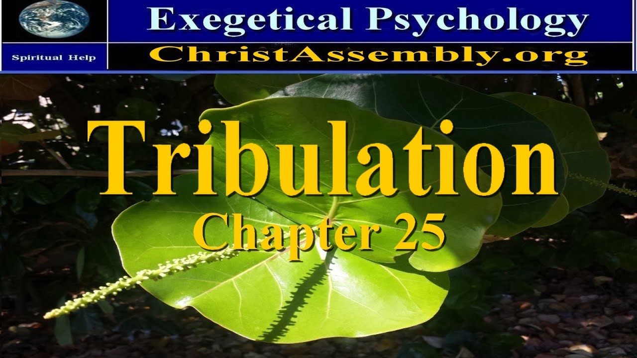 The Exegetical Psychology of Tribulation | Chapter 25 - YouTube