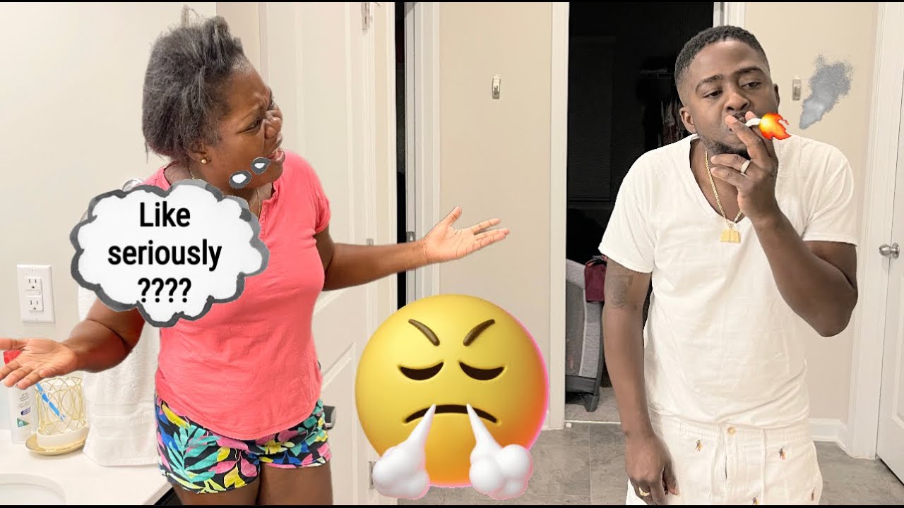 My Wife Caught Me Smoking In The Bathroom Youtube