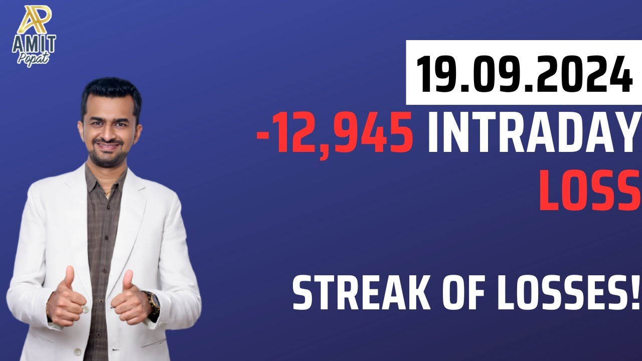 12,945 INTRADAY LOSS. STREAK OF LOSSES! - YouTube