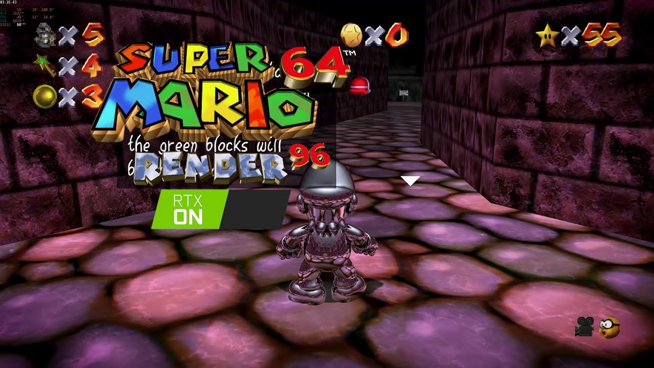 Super Mario 64 Metal Cap Switch Secret Star - YouTube