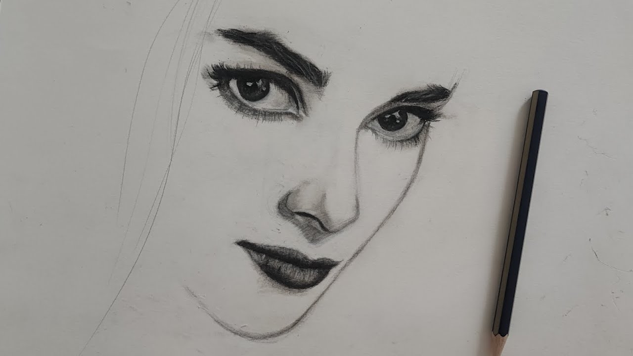 How to Draw a Realistic Face with Simple Tools – Beginner Friendly ...