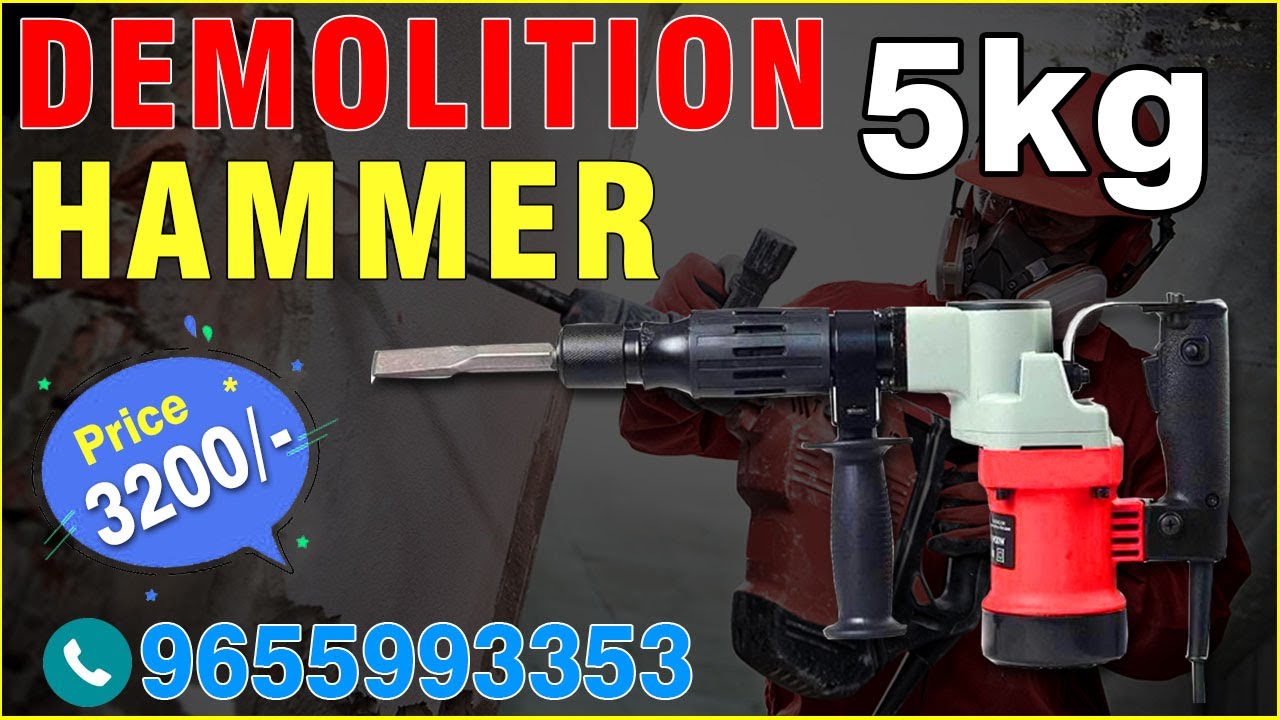 5Kg Demolition Hammer 1200w | Essential Tools for Construction and ...