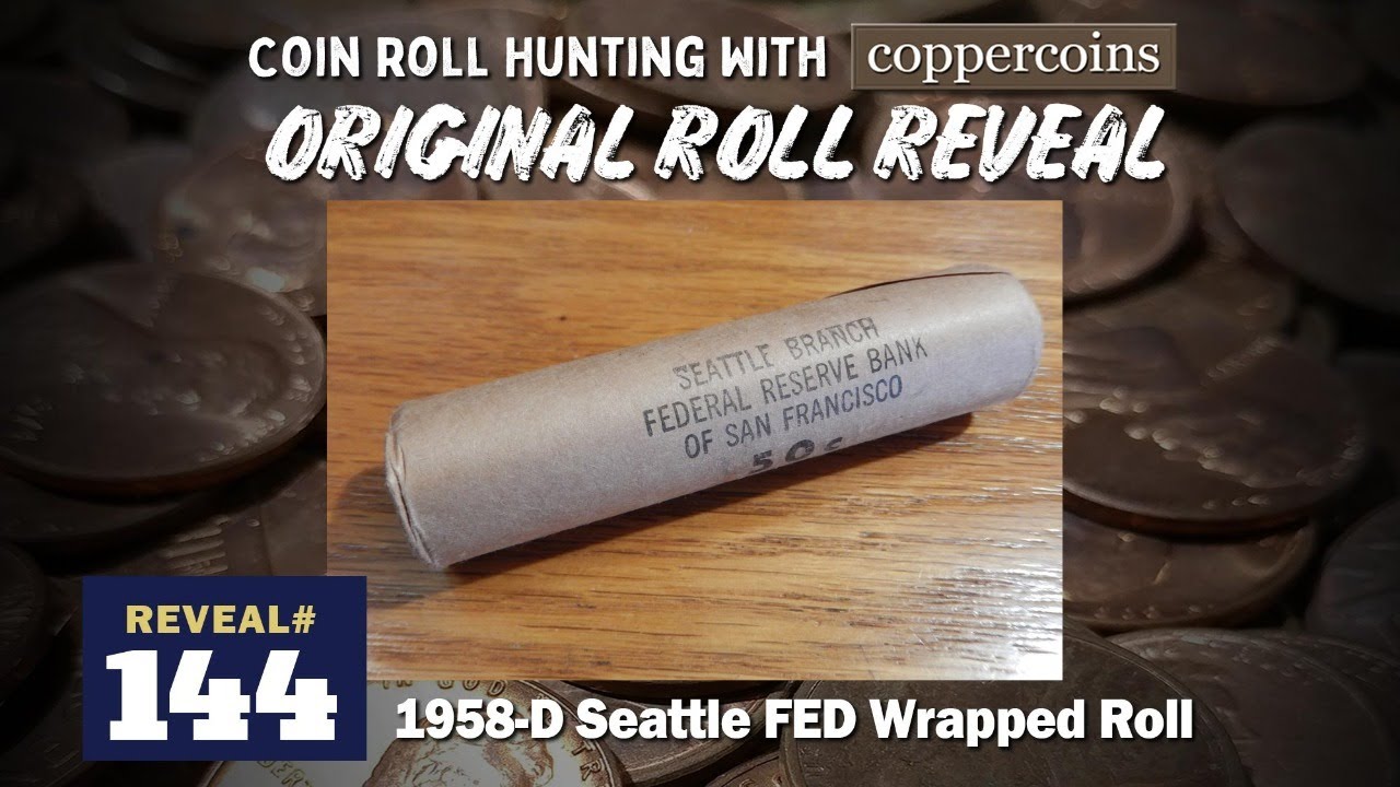 Coin Roll Hunting Original Roll Reveal #144 - 1958-D Seattle FED ...