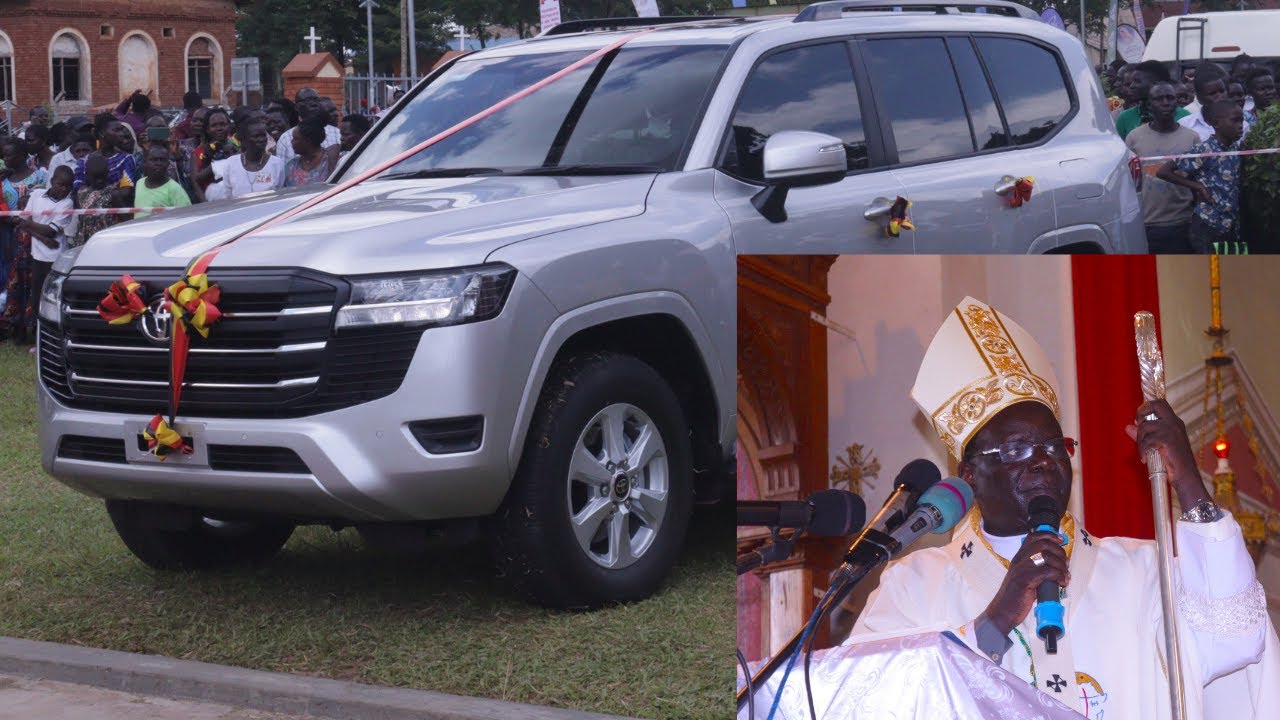 Museveni Gifts Newly Installed Archbishop of Gulu Brand New Car - YouTube