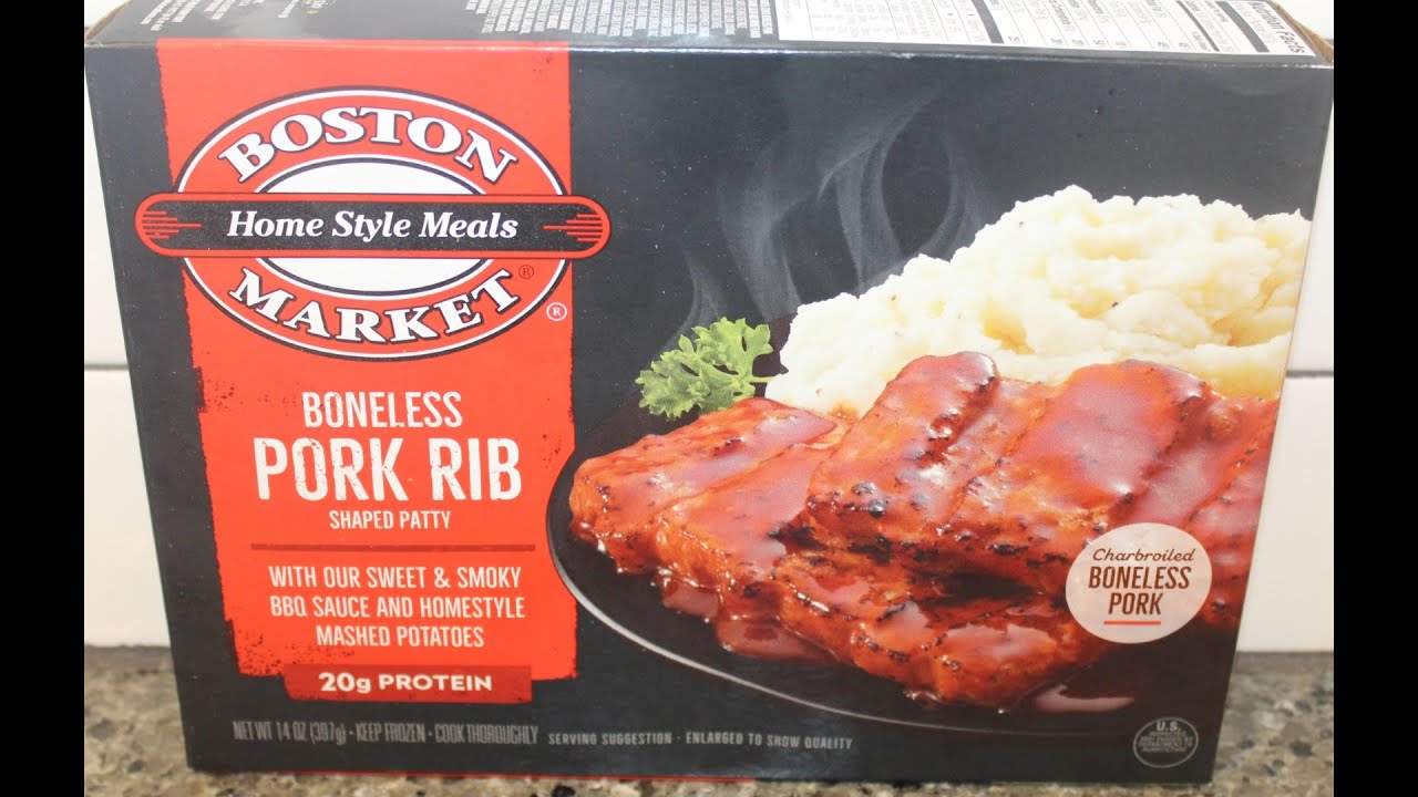 Boston Market Boneless Pork Rib Review - YouTube