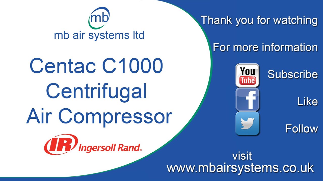 Ingersoll Rand Centac C1000 - YouTube