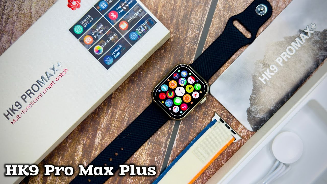 New HK9 PRO MAX PLUS(+) Series 9 Smart Watch!! Unboxing & Detail Review ...