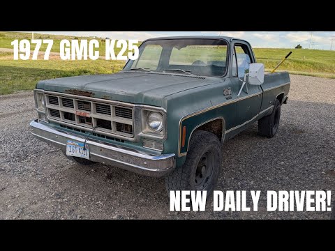 Making My Grandpa's 1977 GMC K25 My DAILY DRIVER! - YouTube