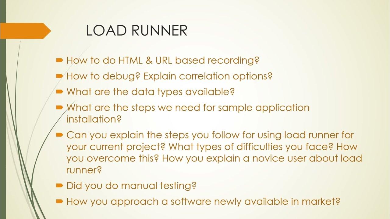 Tech Mahindra - Load Runner Interview Questions for experienced 5 to 12 ...