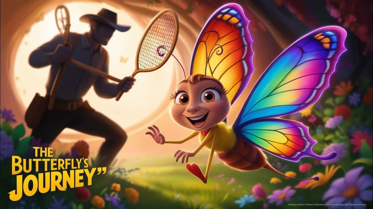 The Butterfly's Journey| Bedtime Stories|Fairy tales of English - YouTube