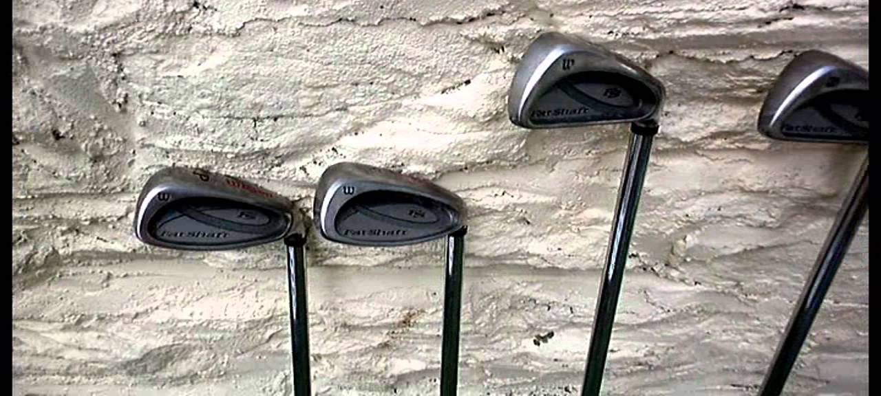 WILSON FATSHAFT GOLF CLUBS 3 8 IRONS WITH PITCHING & SAND WEDGE ...