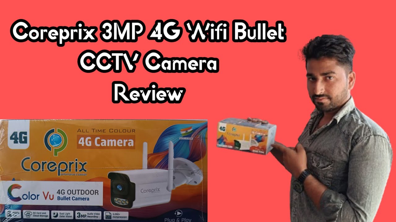 Coreprix 3MP 4G Sim Wifi outdoor Bullet CCTV Camera Review #cctv # ...