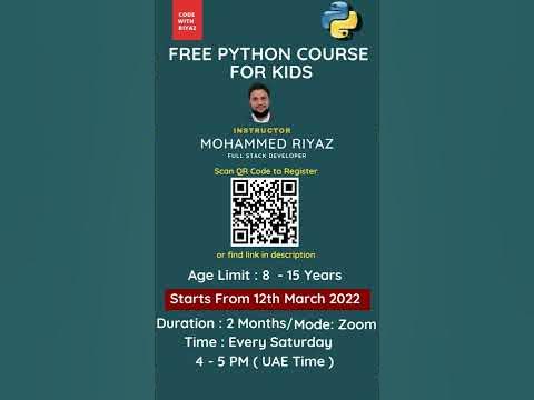 Free Python Course for Kids #Shorts - YouTube