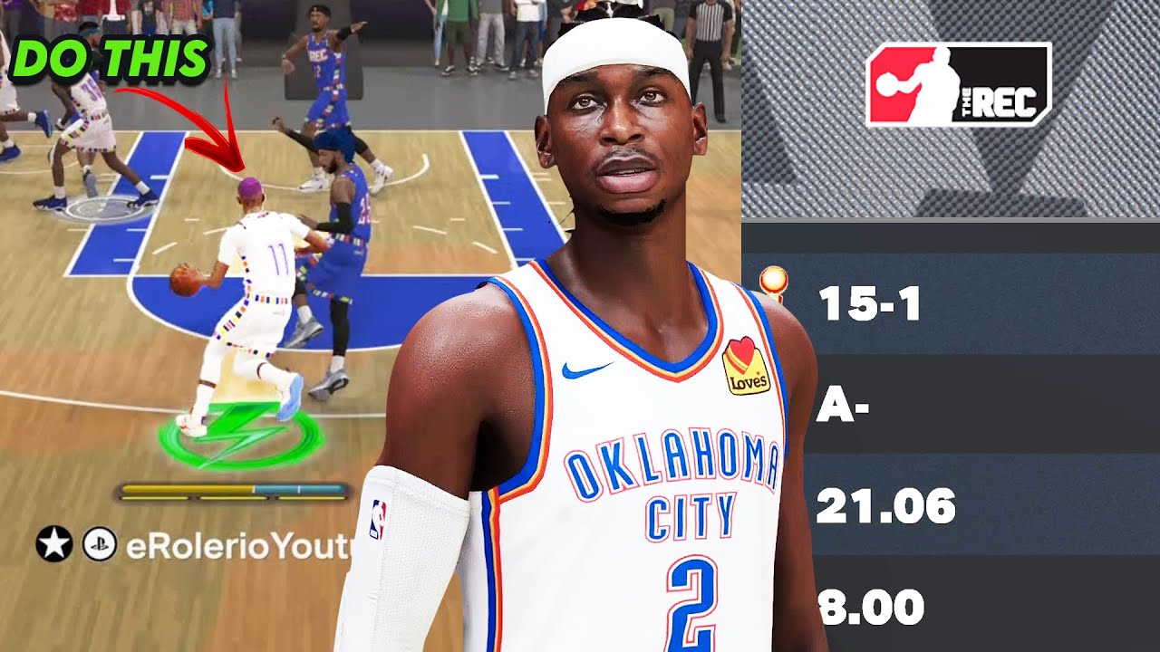 Do THIS To Win More REC Games In NBA 2k24... - YouTube