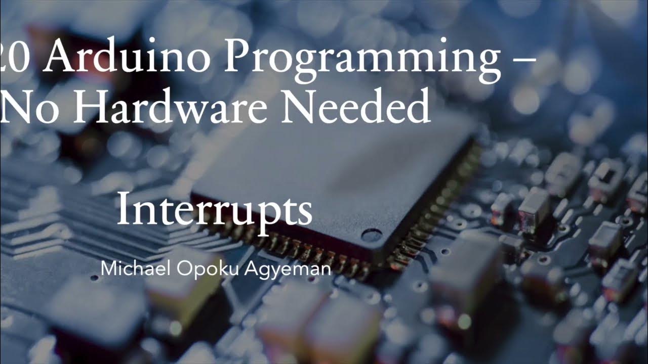 Part 20 Programming Arduino Without Hardware Interrupts Youtube
