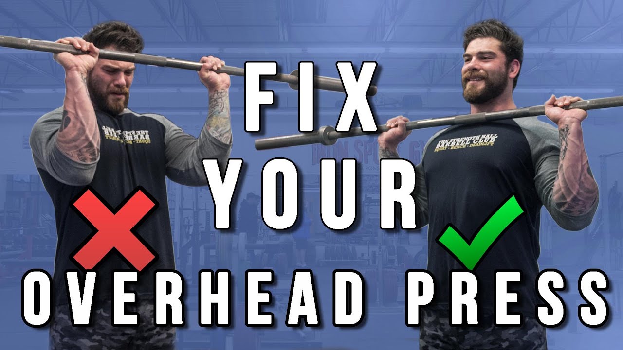 10 Barbell Overhead Press Mistakes and How to Fix Them - YouTube