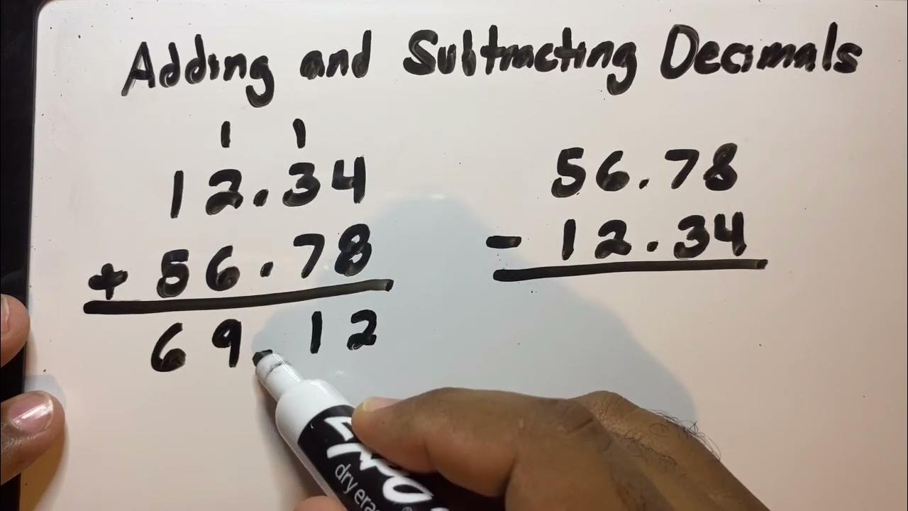 The Good Teacher: Decimals, Adding and Subtracting - YouTube