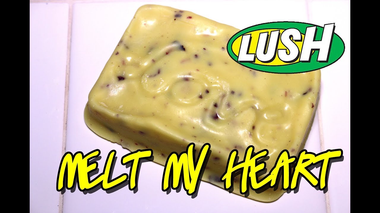 LUSH Melt My Heart Massage Bar Sink Side Demo & Review Valentine's Day ...